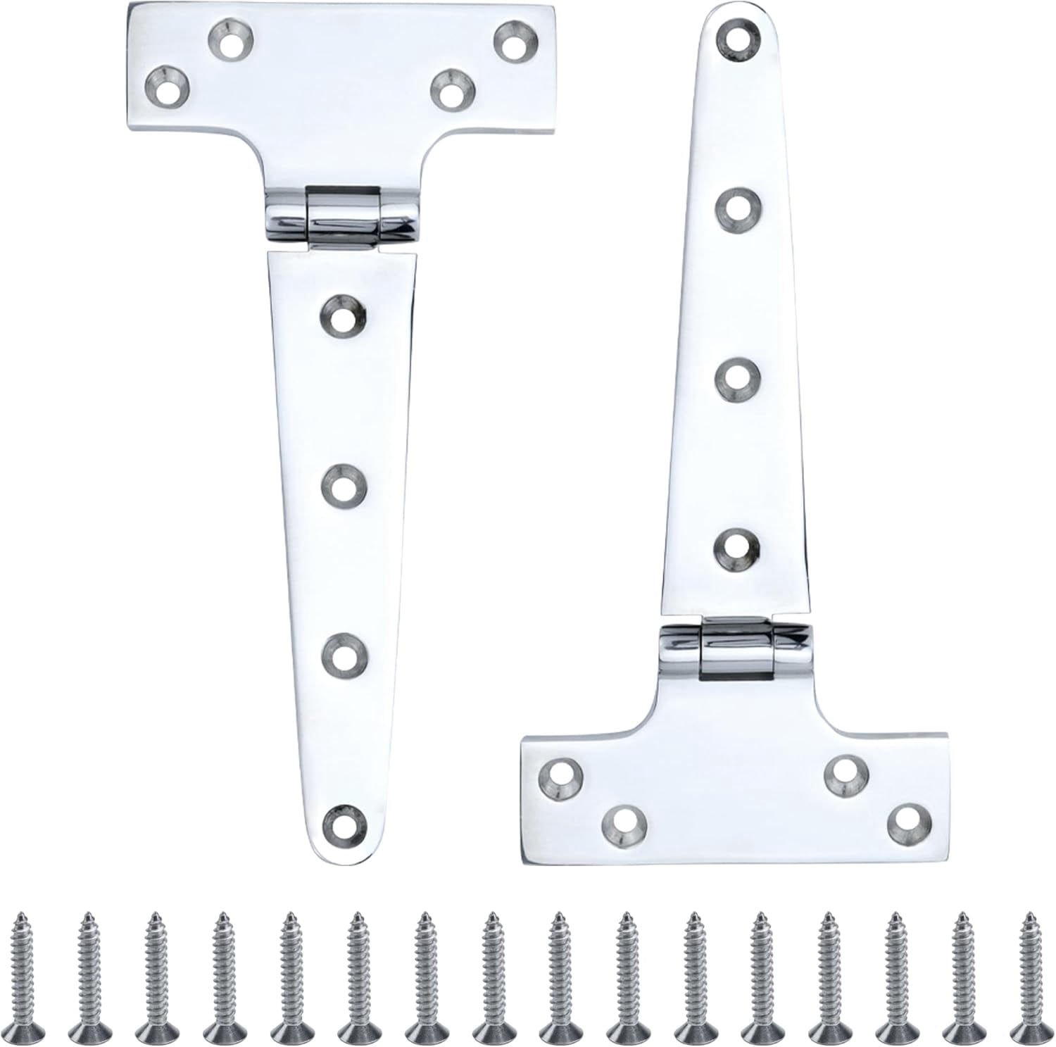 ABCISI 316 Stainless Steel T Hinge, Heavy Duty Boat Hinges Marine Grade ...