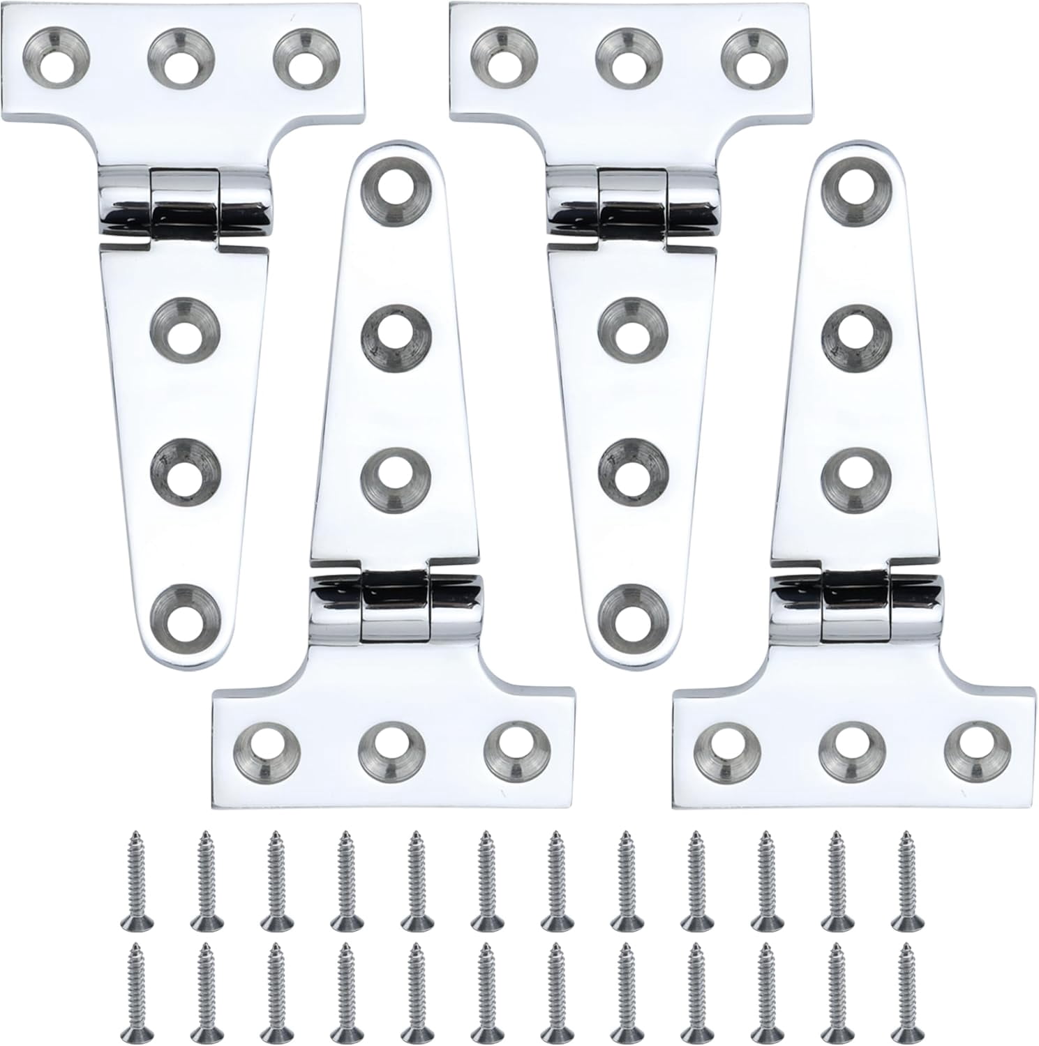 ABCISI 316 Stainless Steel T Hinge, Heavy Duty Boat Hinges Marine Grade ...