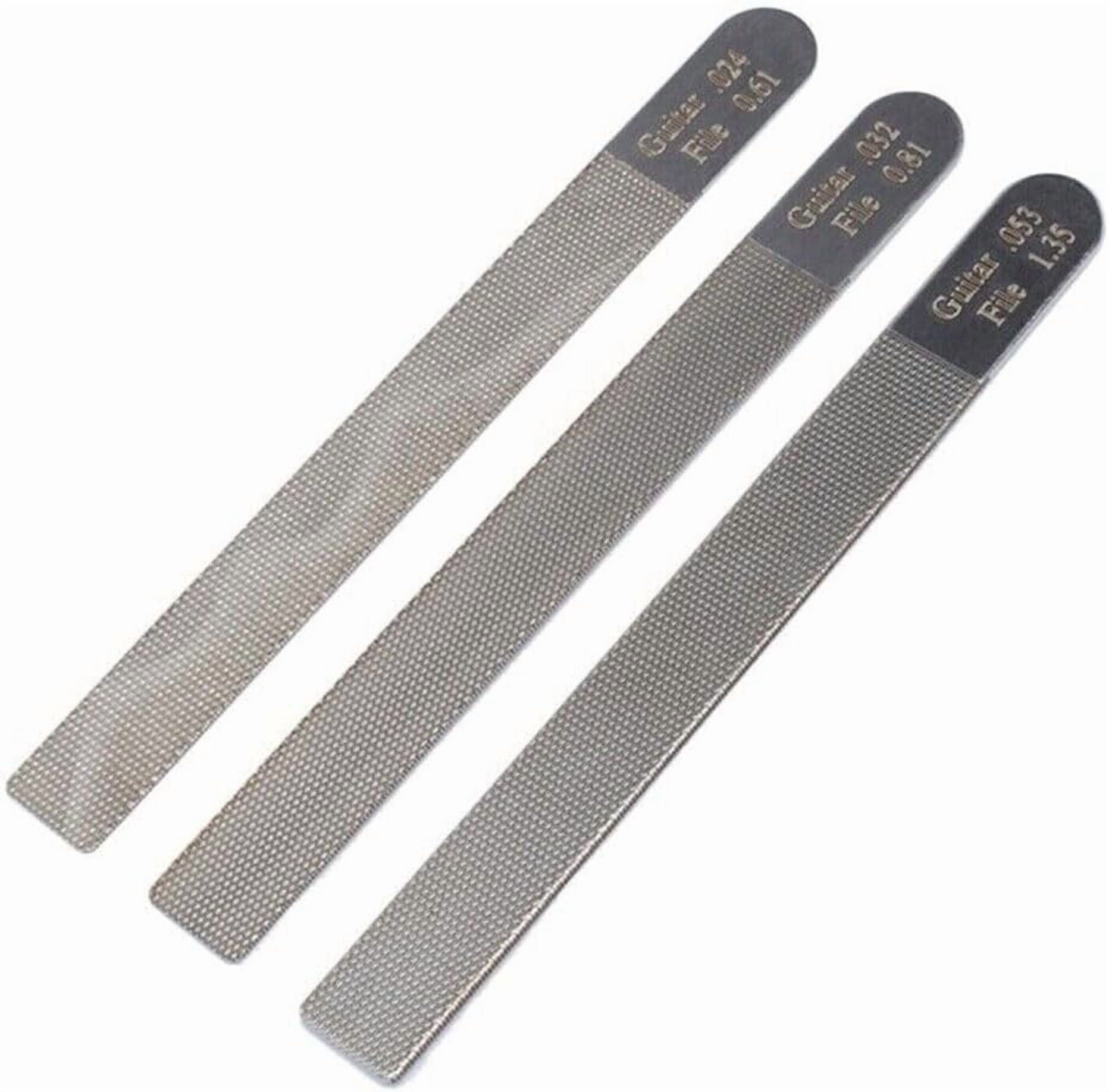 ABCISI 3pcs Guitar Nut Files, Fret Crowning Slot Filing Luthier ...
