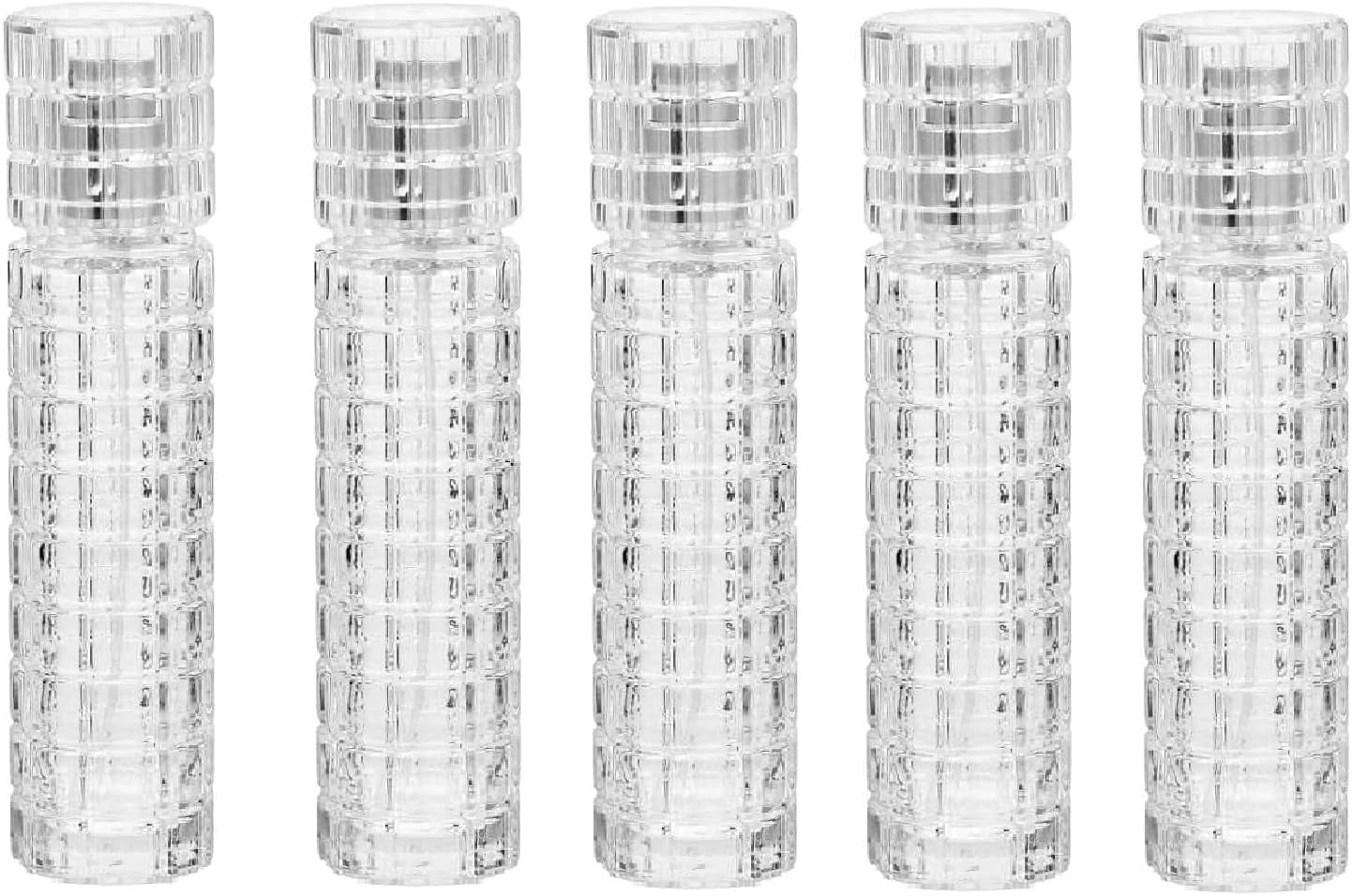 ABCISI 5-Pack Crystal Glass Spray Bottle for Home Bar and Travel Use ...