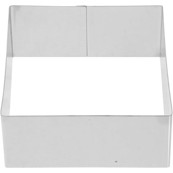 ABCISI 5 inch Square Stainless Steel Mousse Cake Ring, Pastry Cutter ...