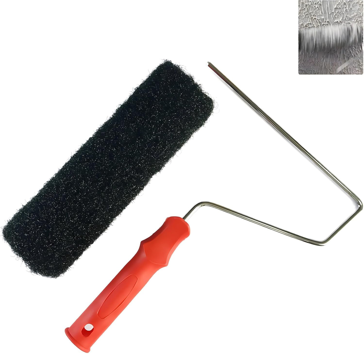 ABCISI 9" Drywall Compound Roller, Drywall Texture Roller Brush, Nylon ...