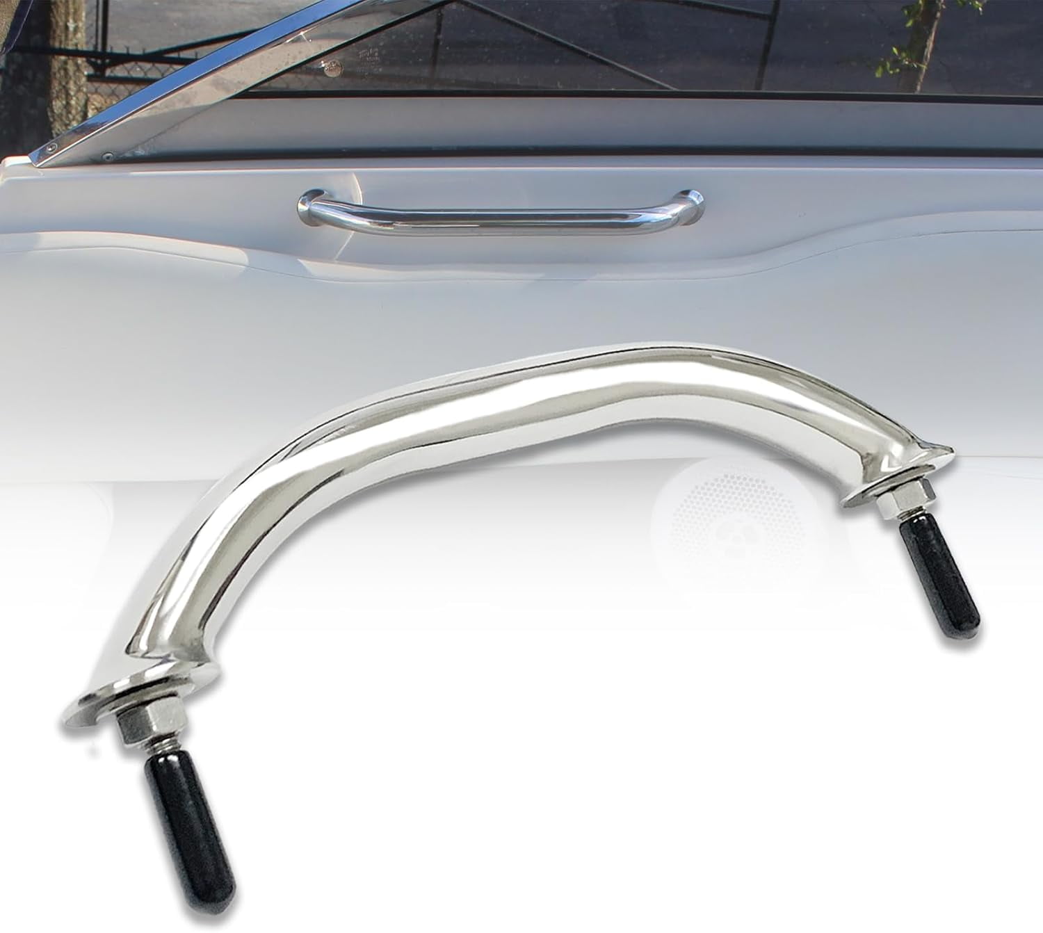 ABCISI 9 Inch Stainless Steel Boat Handle Grip - Boat Grab Bar ...