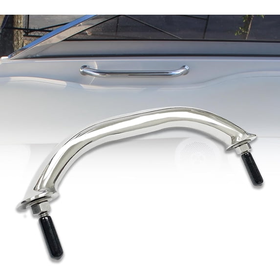 ABCISI 9 Inch Stainless Steel Boat Handle Grip - Boat Grab Bar ...