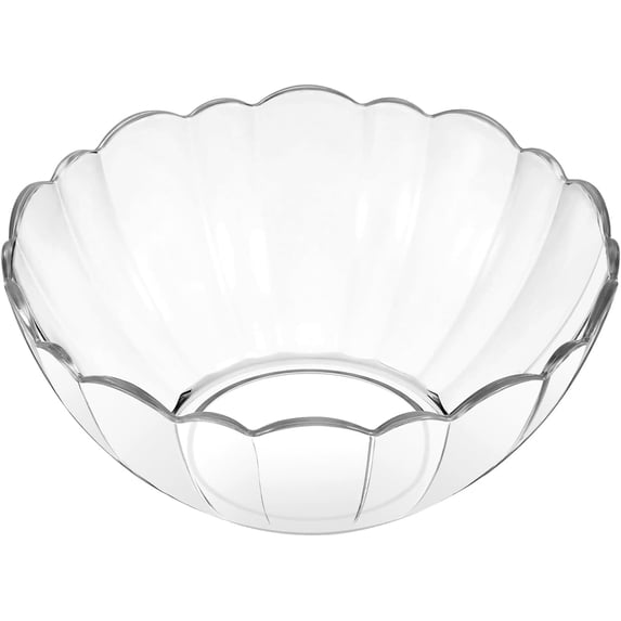 ABCISI Acrylic Lotus Bowl, Transparent Salad Bowl for Serving Fruit ...