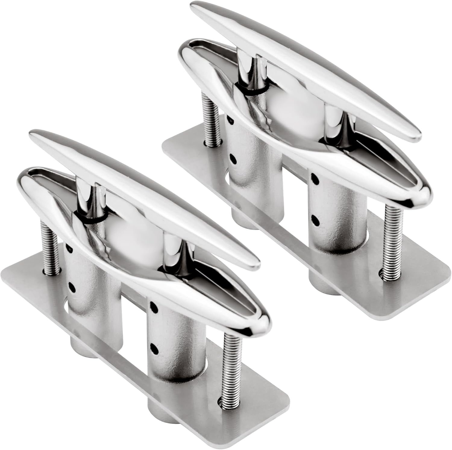 ABCISI Boat Cleats, 316 Stainless Steel Pop Up Cleat, Retractable Heavy ...