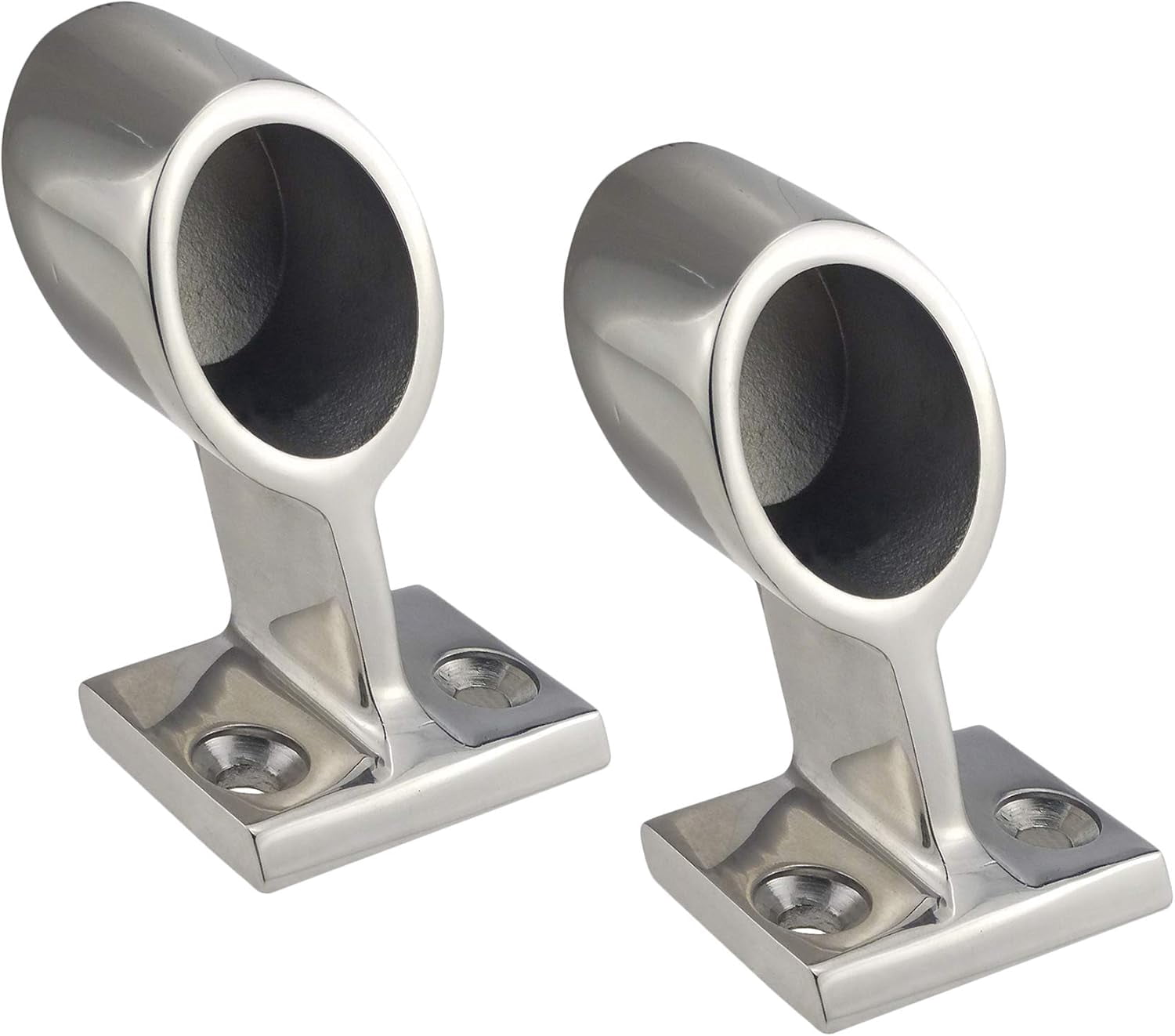 ABCISI Boat Hand Rail Bracket, Pair Heavy Duty 316SS 60°Marine Boat ...