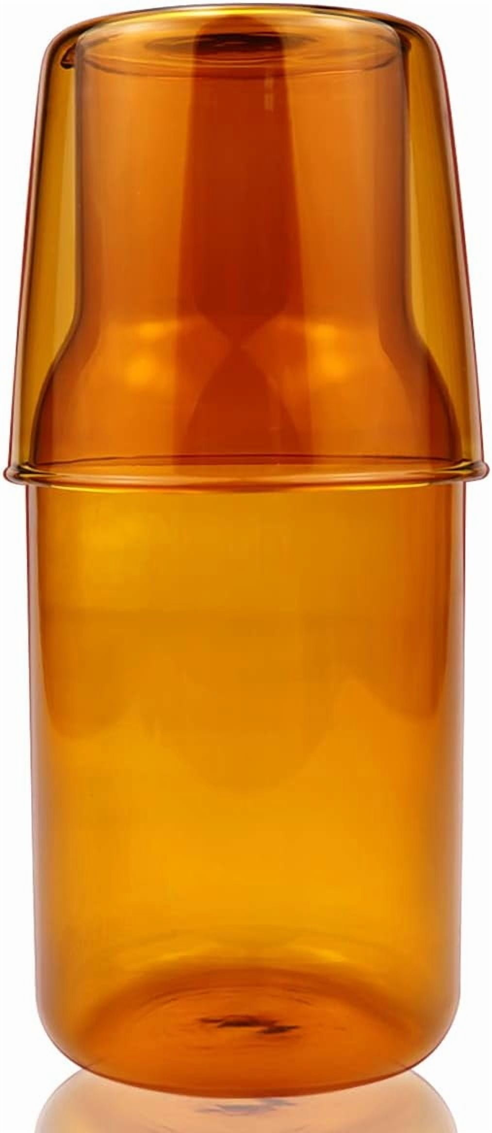 ABCISI Borosilicate Juice Storage, Water Carafe Set with Tumbler for ...