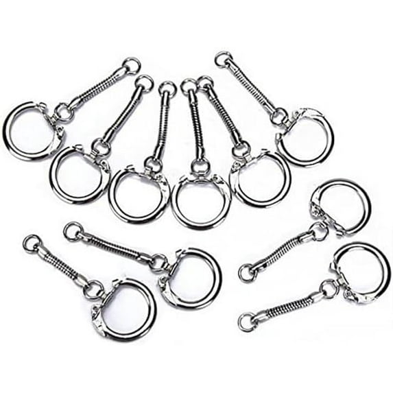 ABCISI DIY Key Chain Making Kit: 30pcs Snake Key Ring With Chain ...