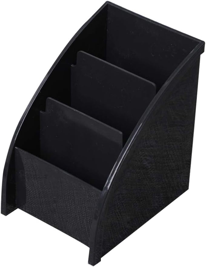 ABCISI Desktop Storage Case, Remote Control Holder with 3 Compartments ...