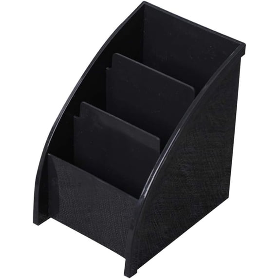 ABCISI Desktop Storage Case, Remote Control Holder with 3 Compartments ...