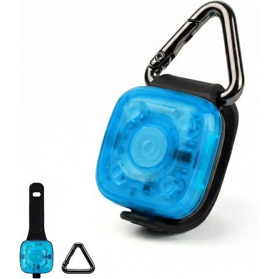 ABCISI Dog Collar Light, USB-C Rechargeable LED Dog Safety Light, Clip ...