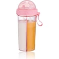 ABCISI Dual Purpose Water Bottle, One Cup of Two Different Drinks ...