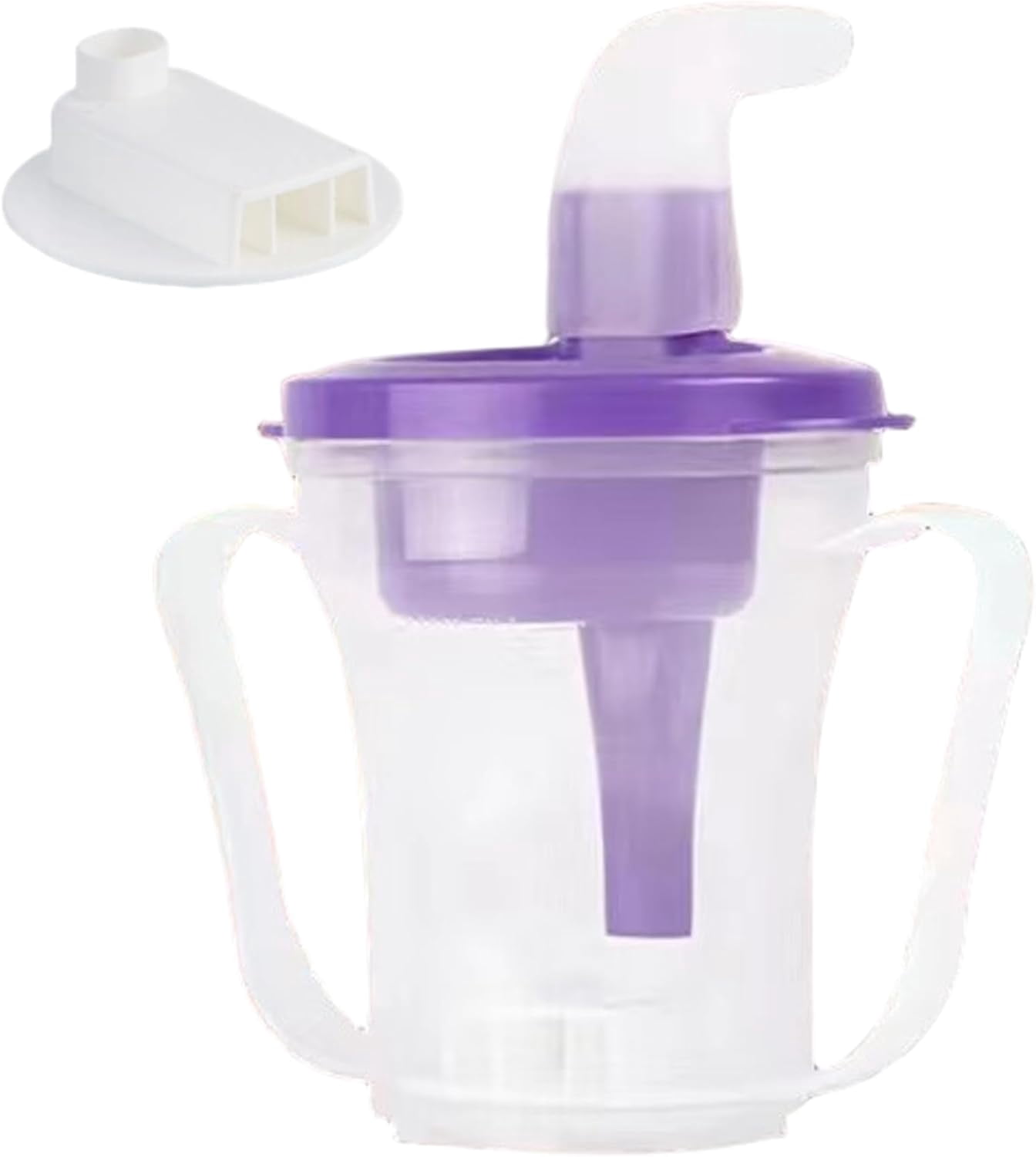 ABCISI Dysphagia Cup for Adults, 250ml Adult Sippy Cup Slow Flow Cup ...