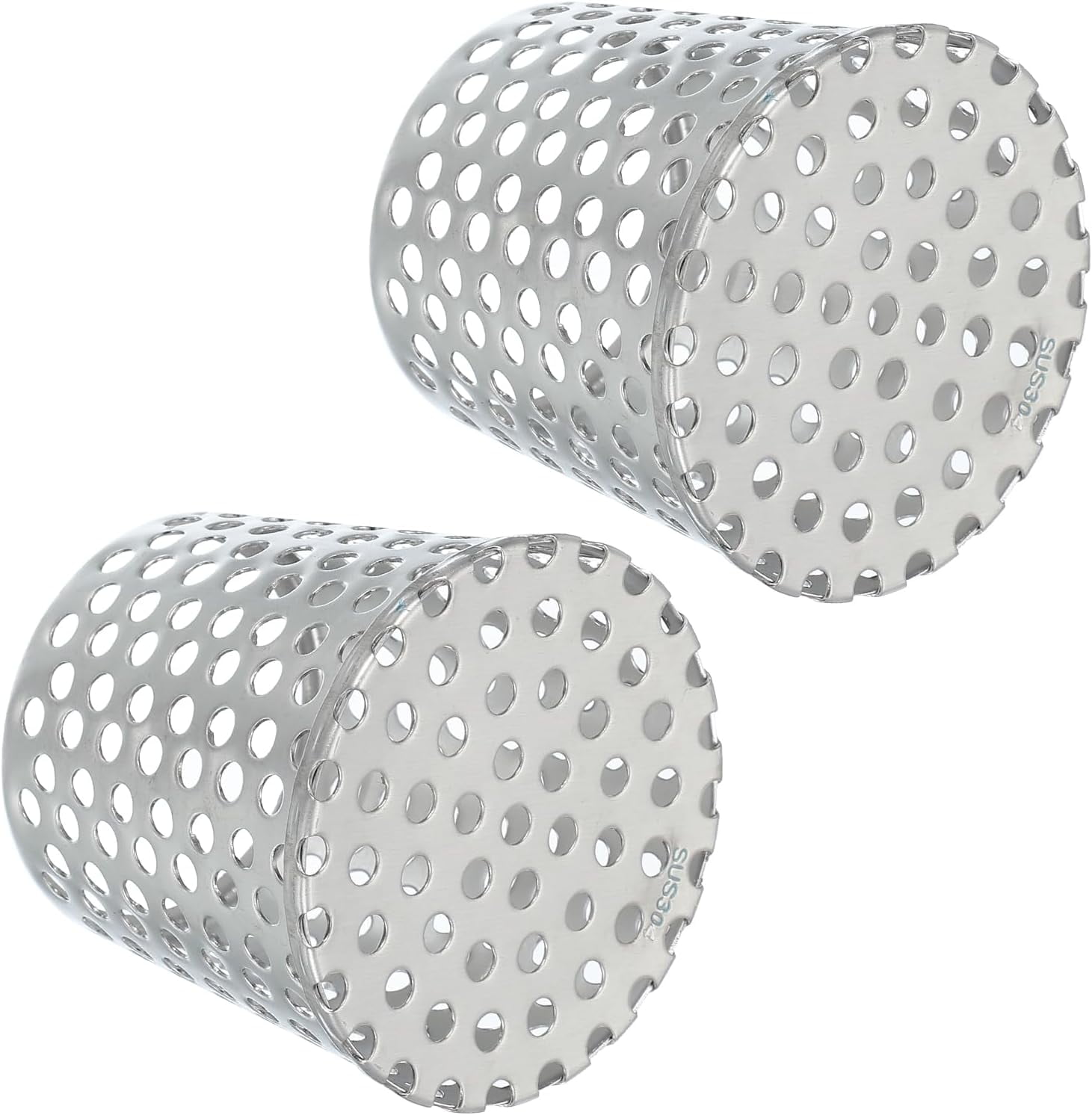 ABCISI Gutter Guard Filter 3"-2.4", 2 Pcs PVC Termination Cap Mesh ...