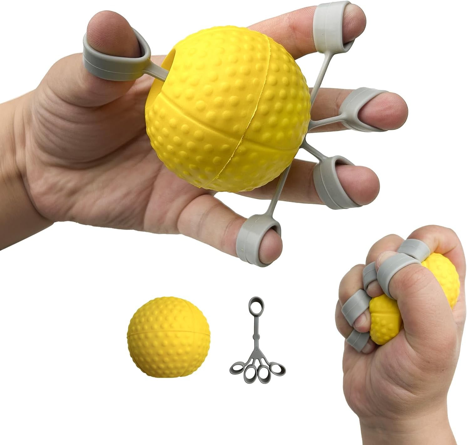 ABCISI Hand Exercise Ball, Squeeze Ball for Hand Therapy, Finger ...