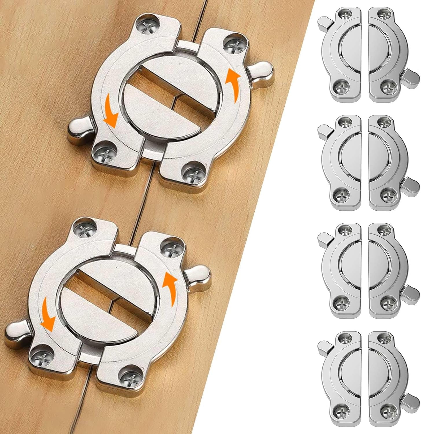 ABCISI Heavy Duty Table Buckle Connectors, Table Leaf Locks and Latches ...