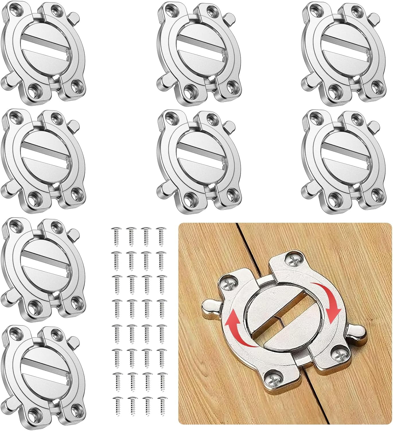 ABCISI Heavy Duty Table Buckle Connectors, Table Leaf Locks and Latches ...