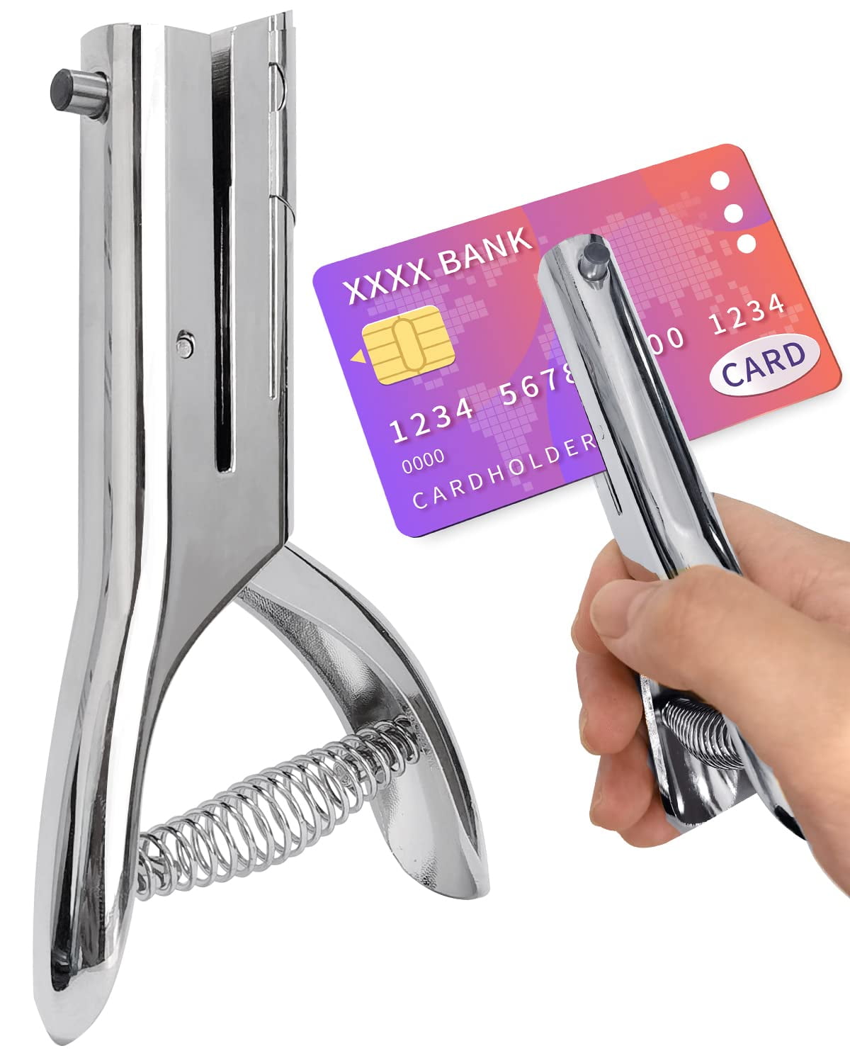 ABCISI Hole Punch 1/4 Inch, Heavy Duty Single Hole Punch, Paper Card ...