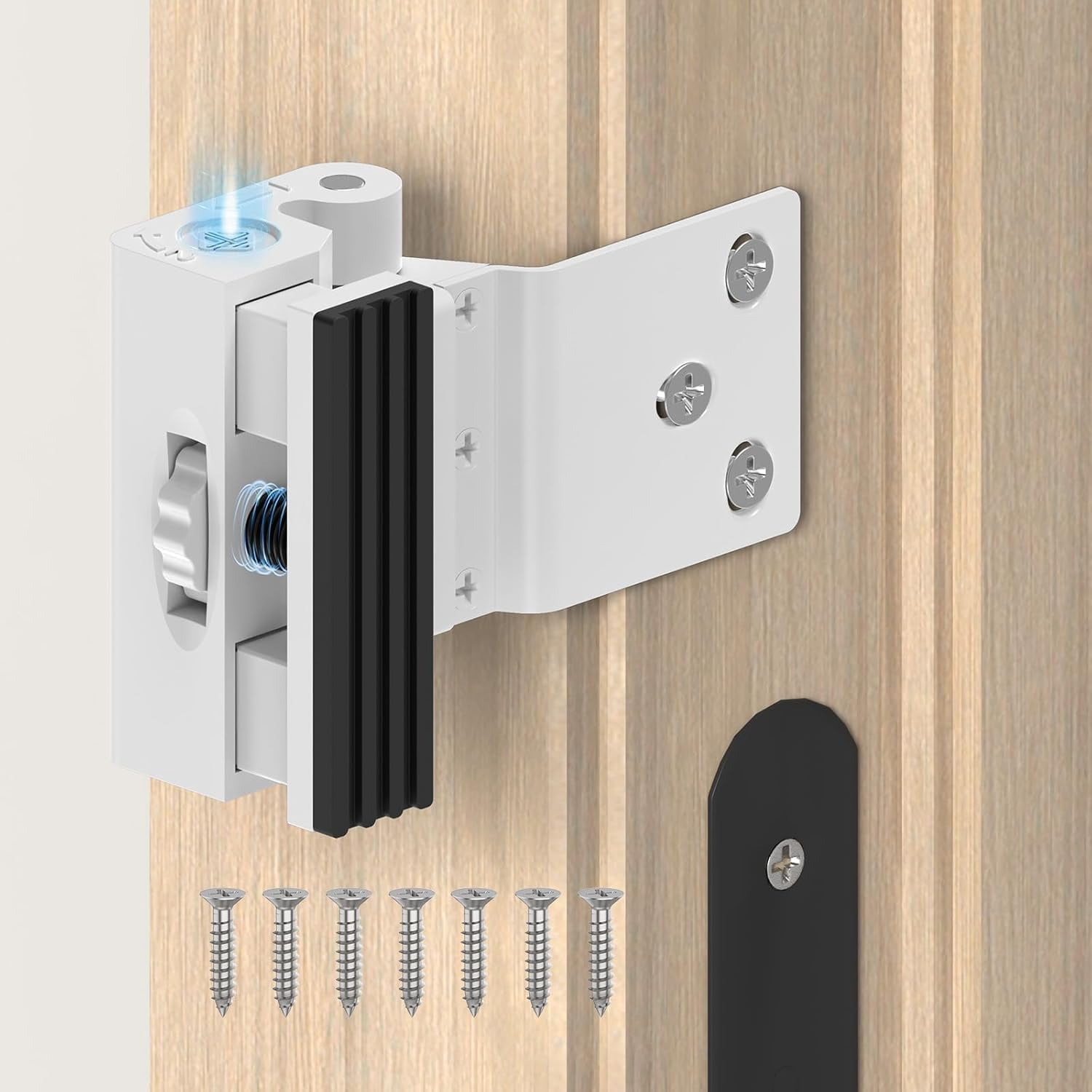 ABCISI Home Security Door Reinforcement Lock, Screw Mounted Safety ...