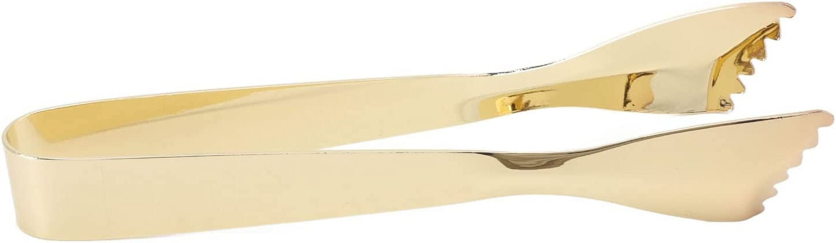 ABCISI Ice Tongs, Gold Professional Bar Tongs for Serving Food ...