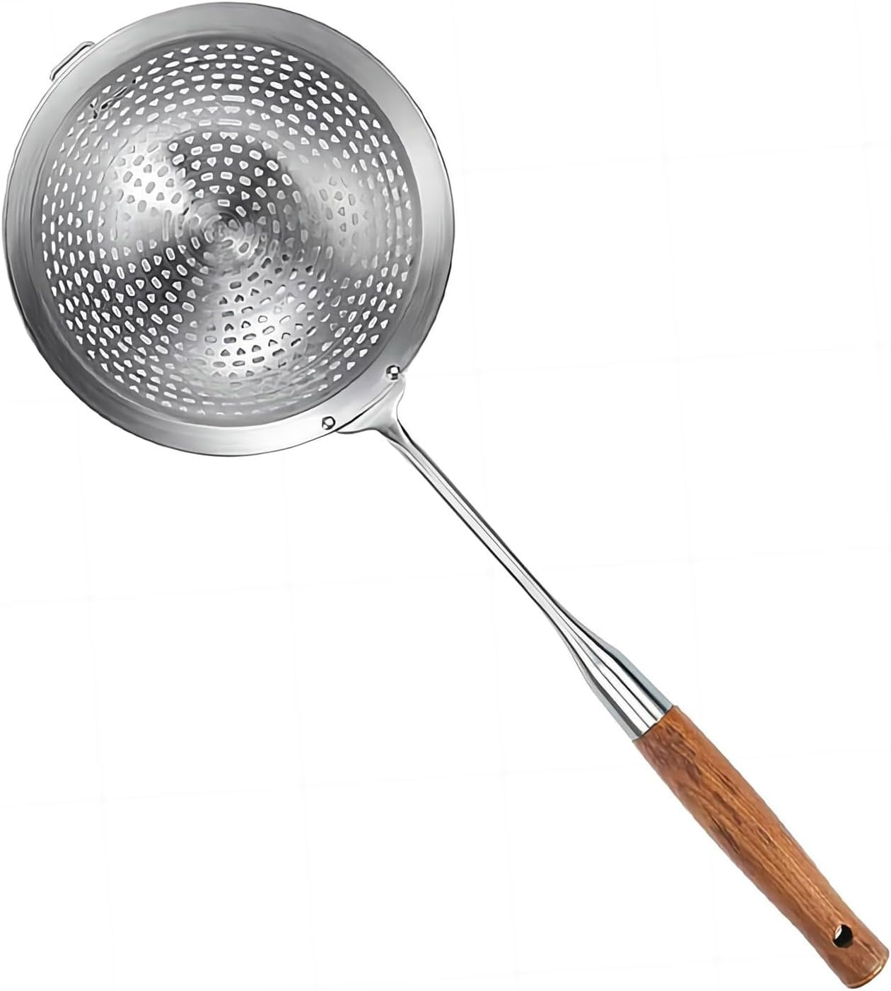 ABCISI Large Strainer Skimmer Ladle, 304 Stainless Steel Skimmer Spoon ...