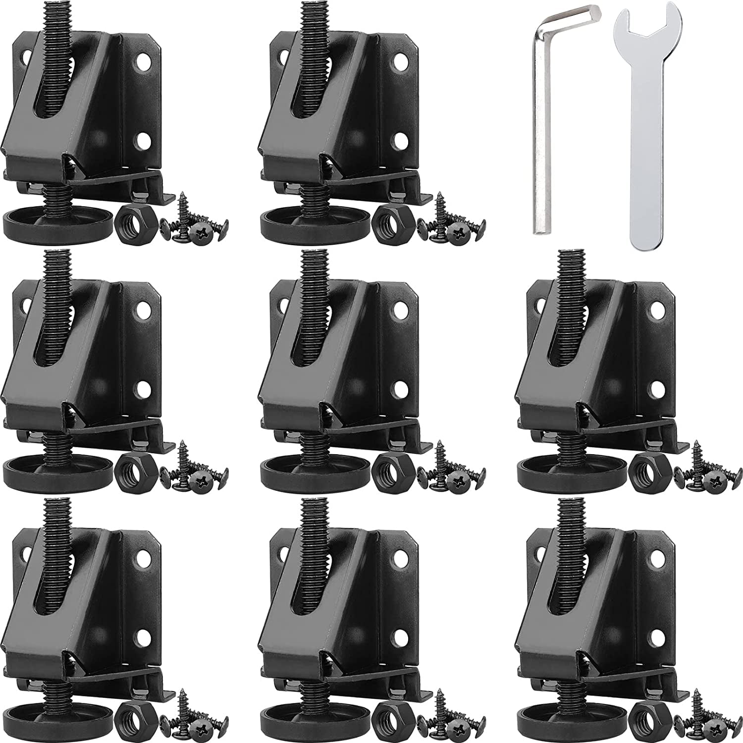 ABCISI Leveling Feet, Heavy Duty Furniture Levelers Adjustable Table ...