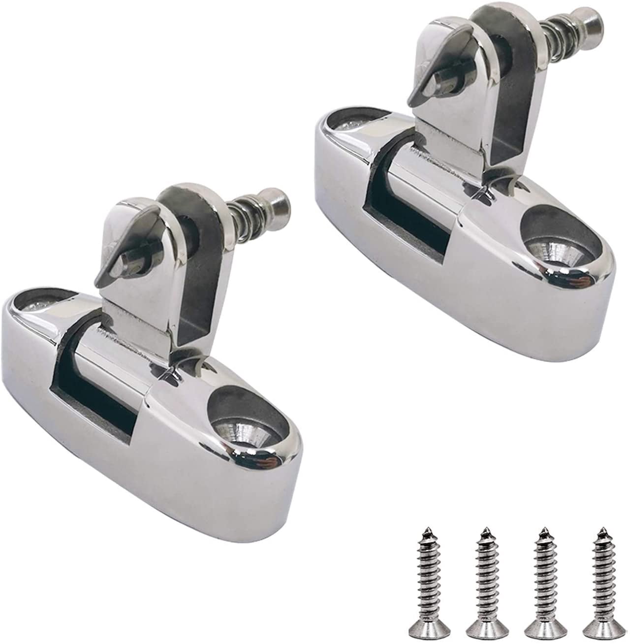 ABCISI Marine Swivel Deck Hinge, 316 Stainless Steel Boat Bimini Top ...