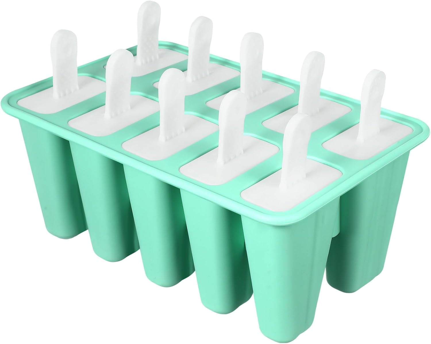 ABCISI Mini Silicone Popsicle Mold, 10-cavity DIY Ice Pop Mold with ...
