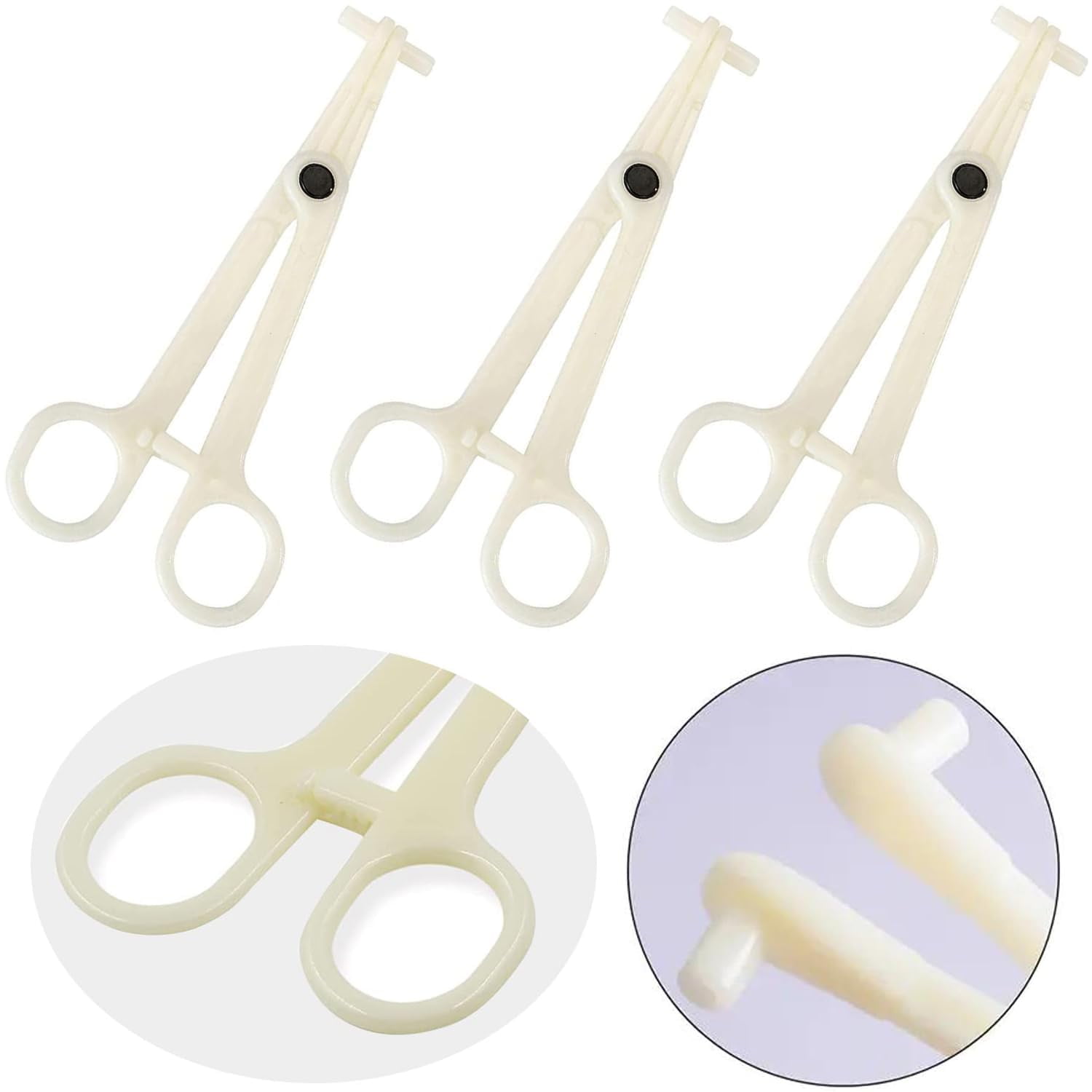 ABCISI Piercing Clamps, 25Pcs Piercing Forceps Septum Forceps Clamps ...