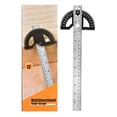 ABCISI Protractor Angle Finder Stainless Steel Angle Ruler with 0-180 ...