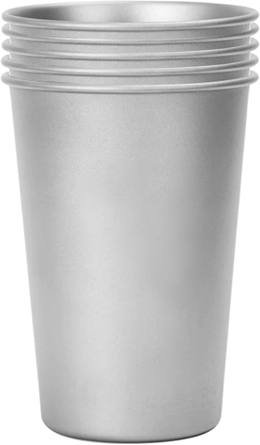 ABCISI Pure Titanium Drinking Cups, 13oz Water Tumblers for Beer, Cold ...