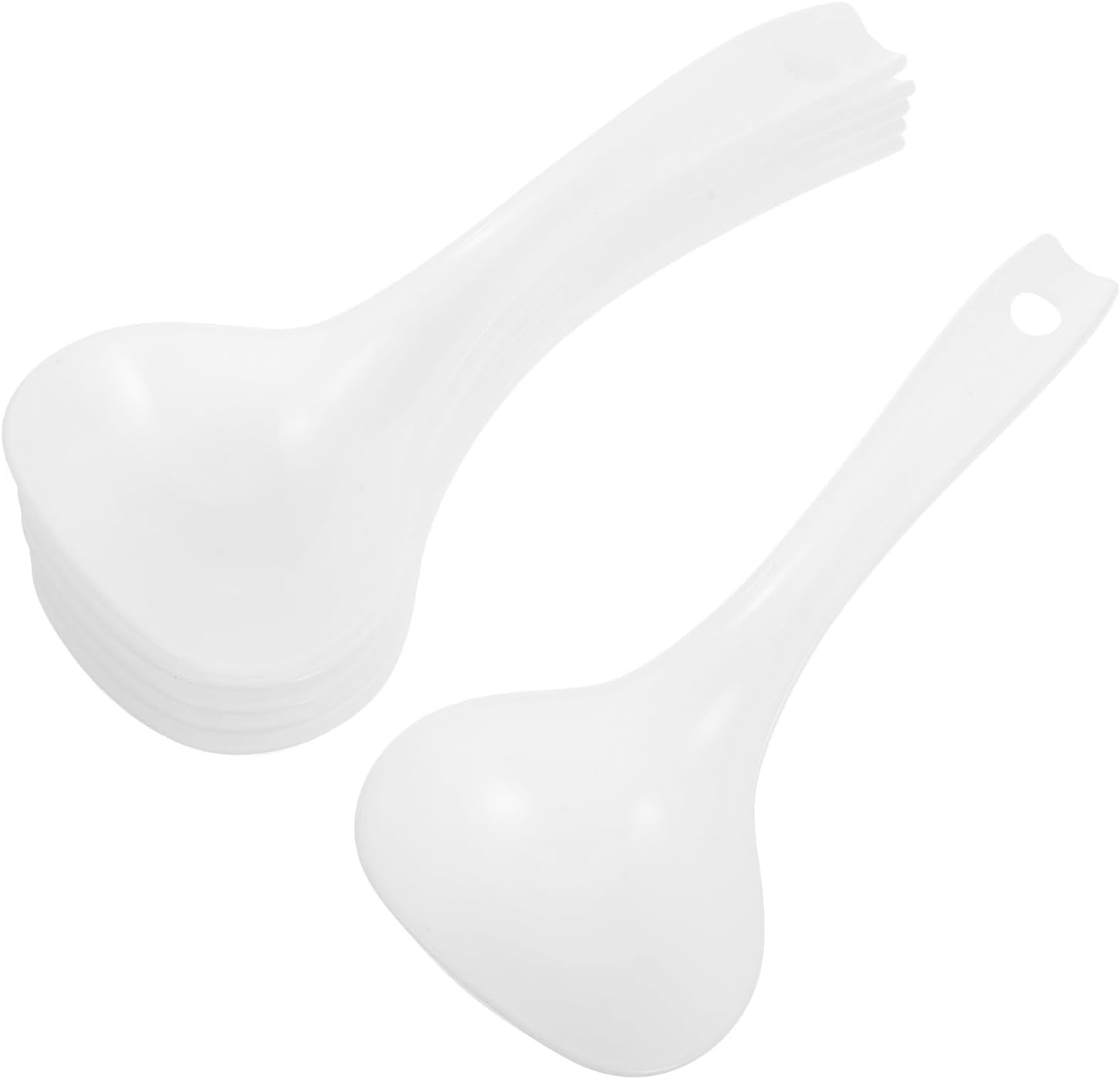ABCISI Rice Cooker Spoon, 6 Pack Non-stick Plastic Rices Serving Spoons ...