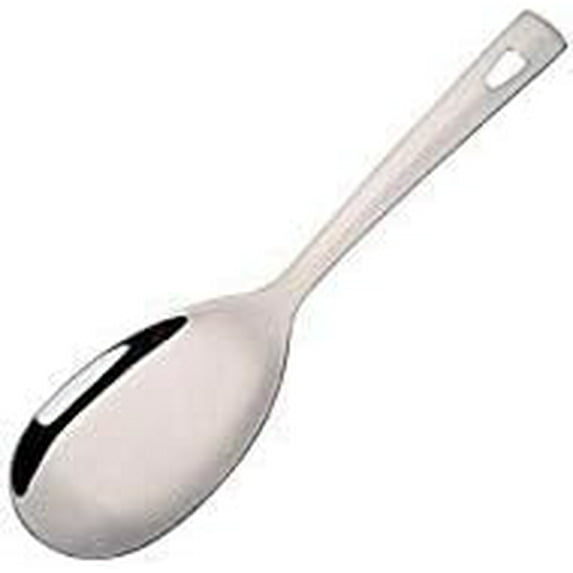 ABCISI Rice Spoon, Silver Rice Scooper Stainless Steel Kitchen Utensil ...