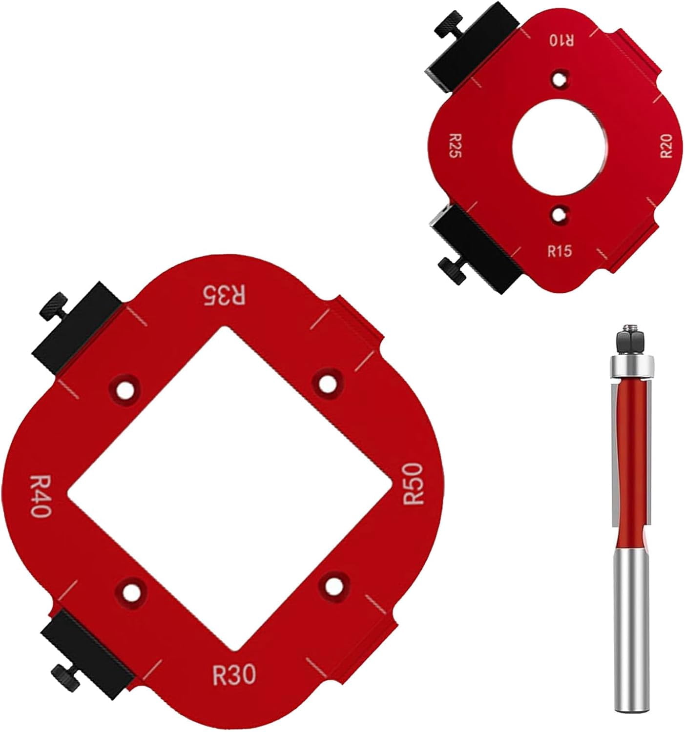 ABCISI Round Corner Radius Template, Router Corner Template Set, Radius ...