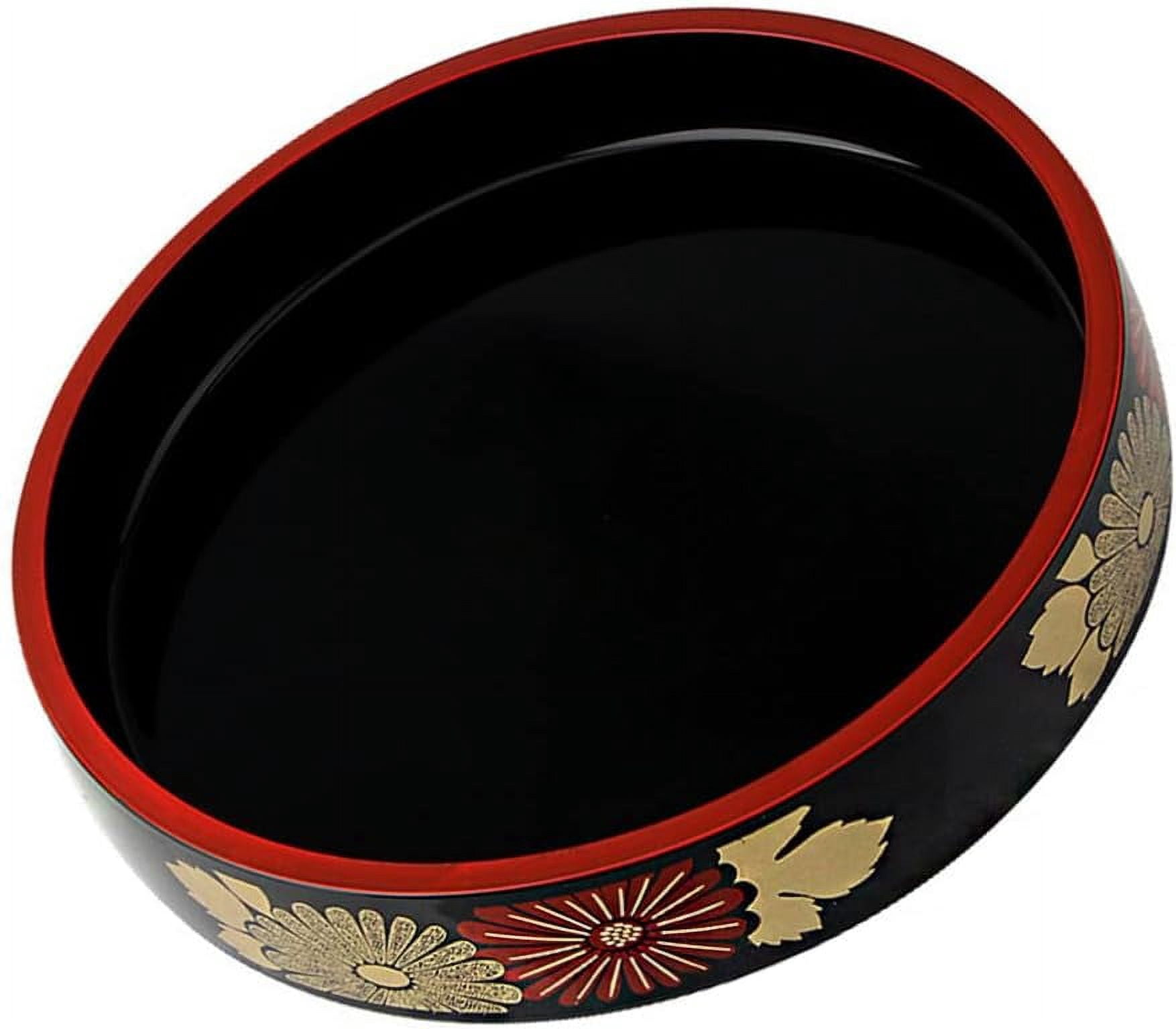 ABCISI Round Sushi Plate, Reusable ABS Plastic 29.5cm / 11.6in Japanese ...