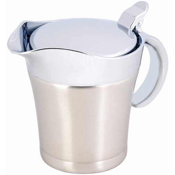 ABCISI Sauce Gravy Pot with Handle, 304 Stainless Steel Thermal ...