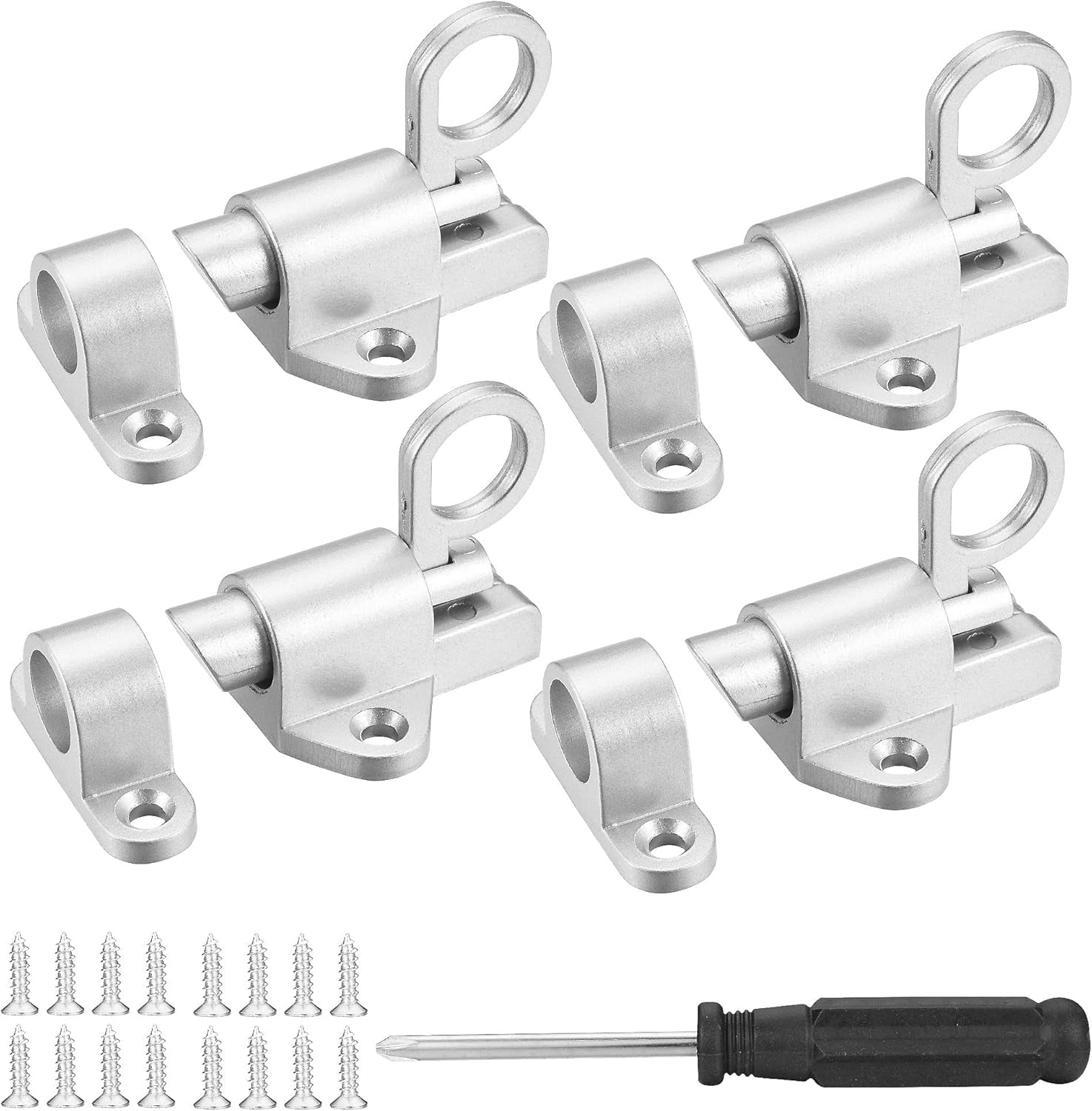 ABCISI Self-Closing Latches, Spring Gate Latch for Wooden Fence ...