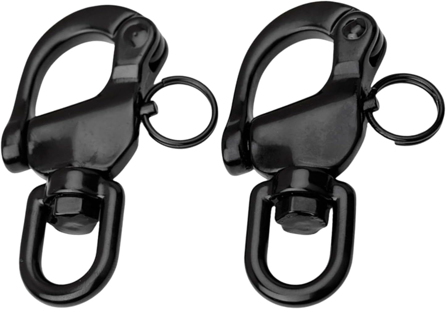 ABCISI Snap Shackle, Pair of 316 Stainless Steel Swivel Shackle Sailing ...