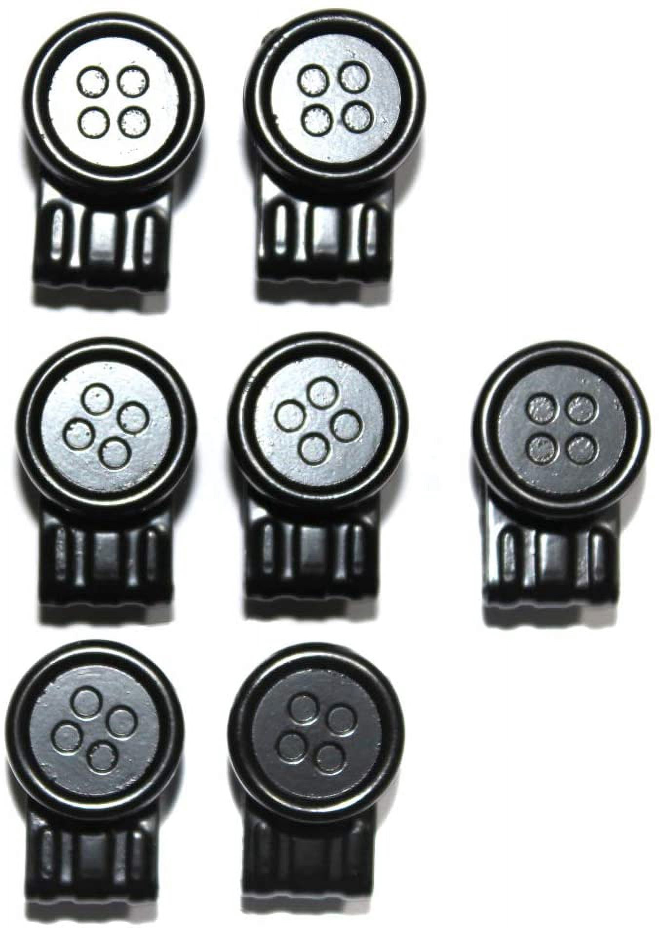 ABCISI Suspender Buttons, Metal Clip Button Repair Kit for Jeans ...