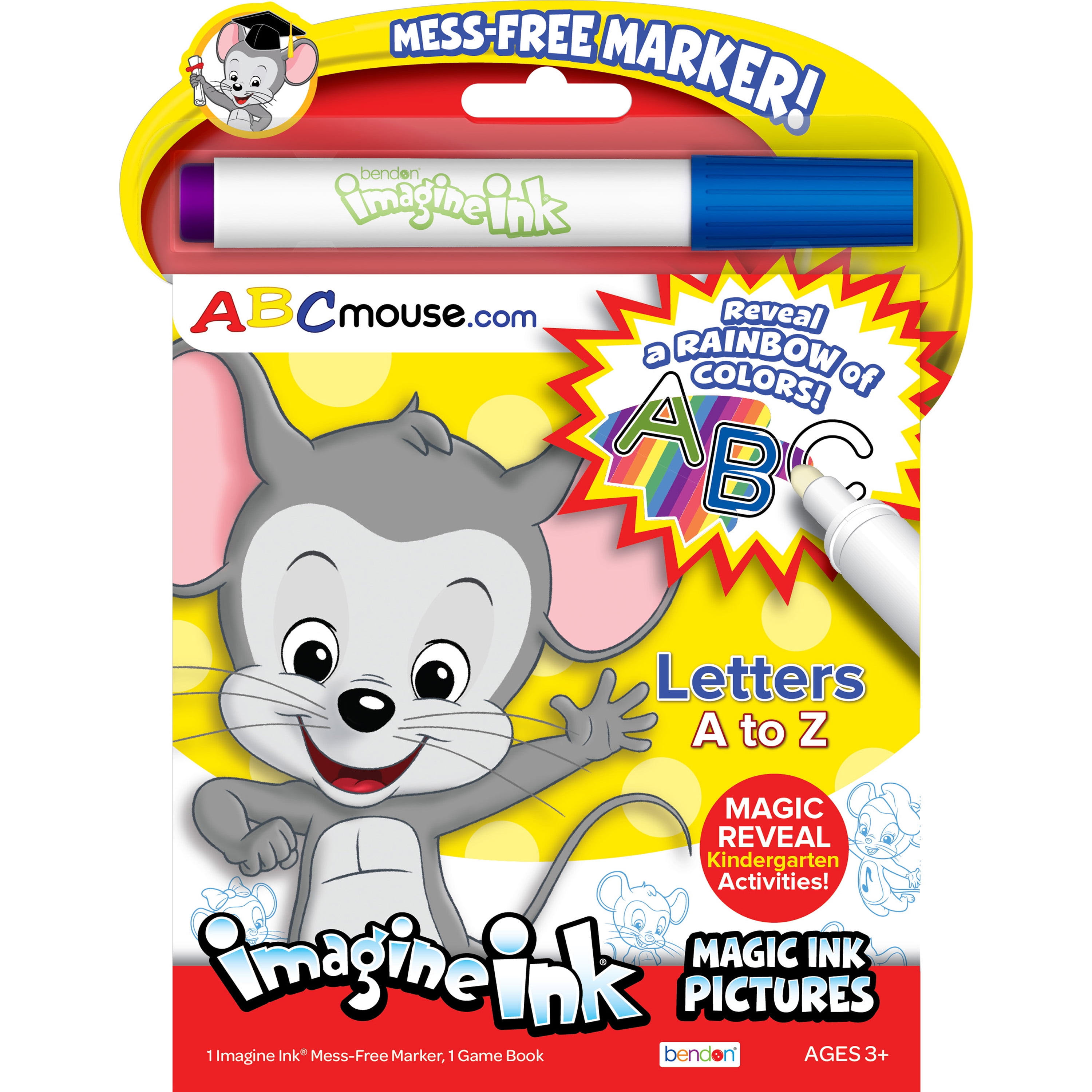 ABCMouse Alphabet Letters Imagine Ink Educational 16 Page Coloring Book ...