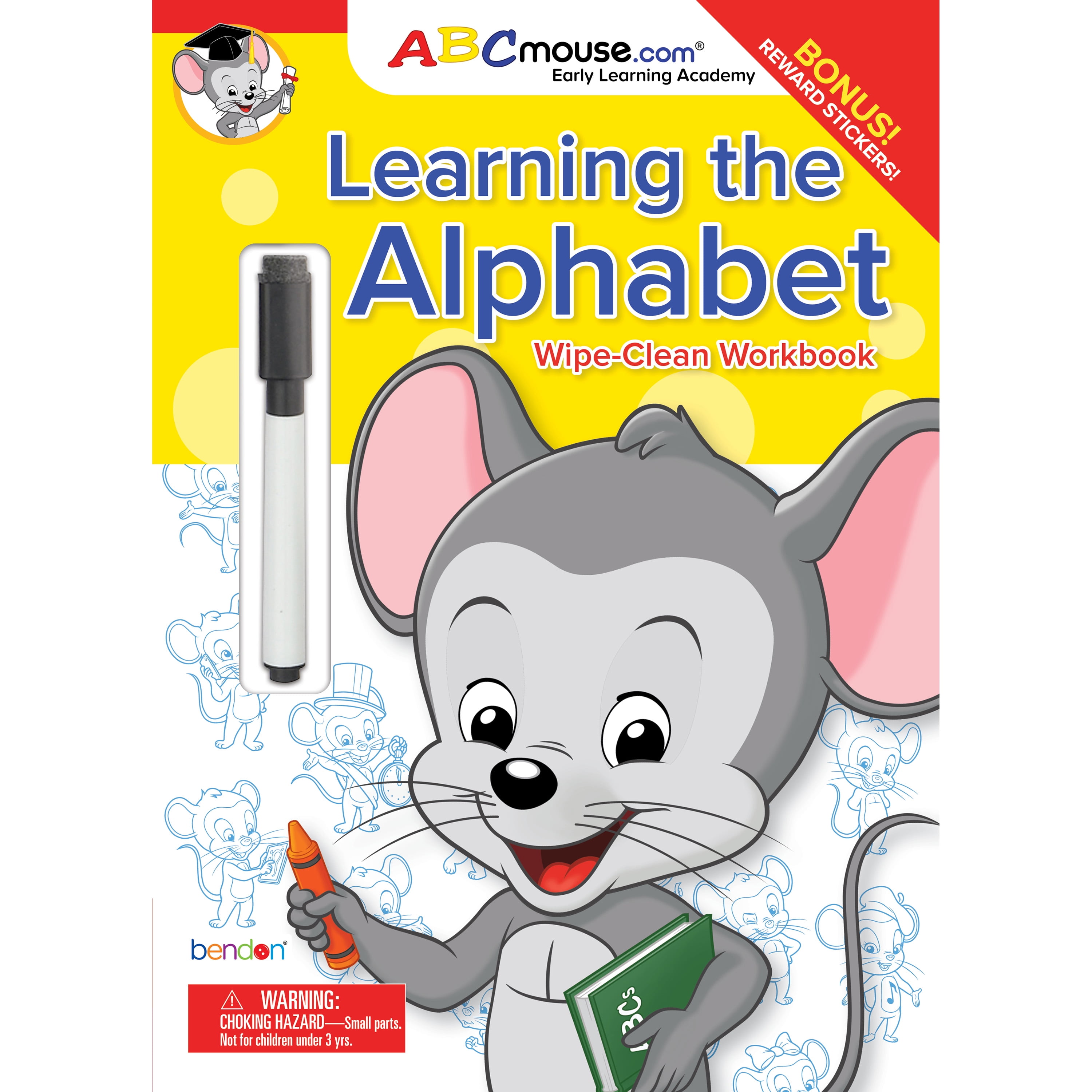 ABCMouse Alphabet Wipe-Clean Workbook for Office Breakroom - Walmart ...