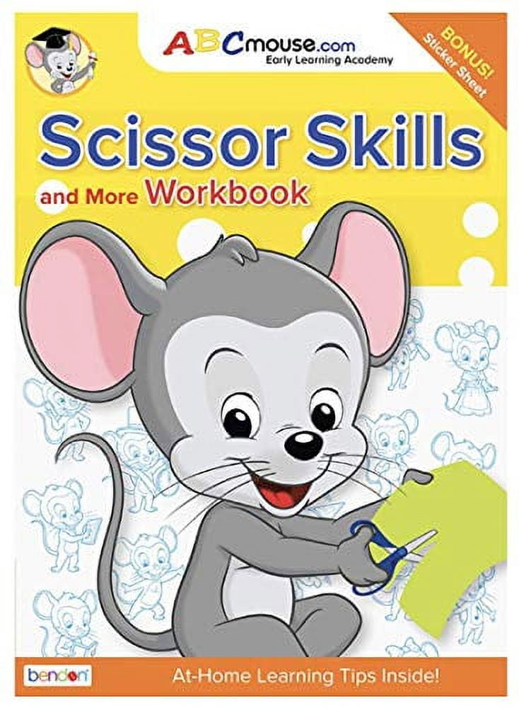 Pre-Owned ABCMouse.com Early Learning Scissor Skills & More Workbook ...