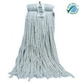 ABCO PRODUCTS 16 oz Cotton Cut End Mop, 4 Ply, Screw On, Green Seal ...