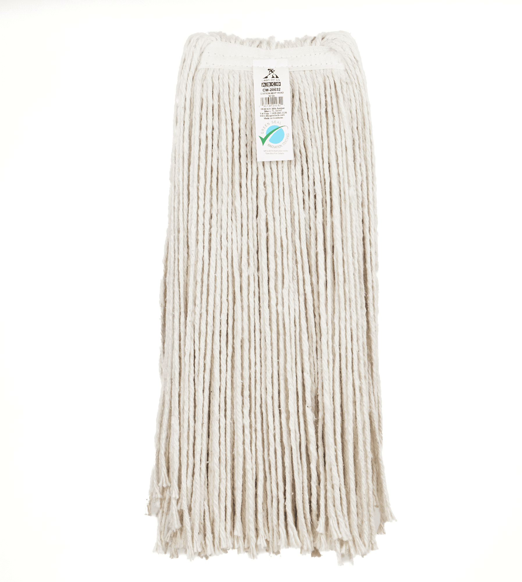 ABCO Products Green Seal Certified 24 oz Cotton Cut End Mop, 4 Ply ...