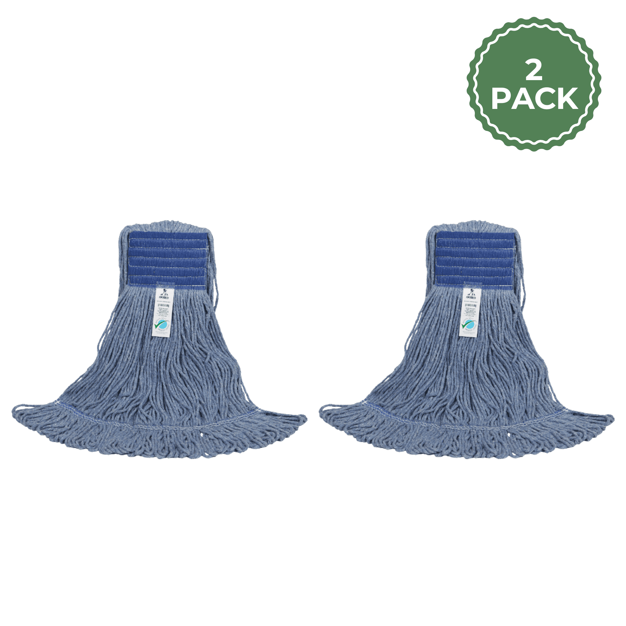 ABCO Products Green Seal Certified Large Threaded & Looped End Mop Head ...