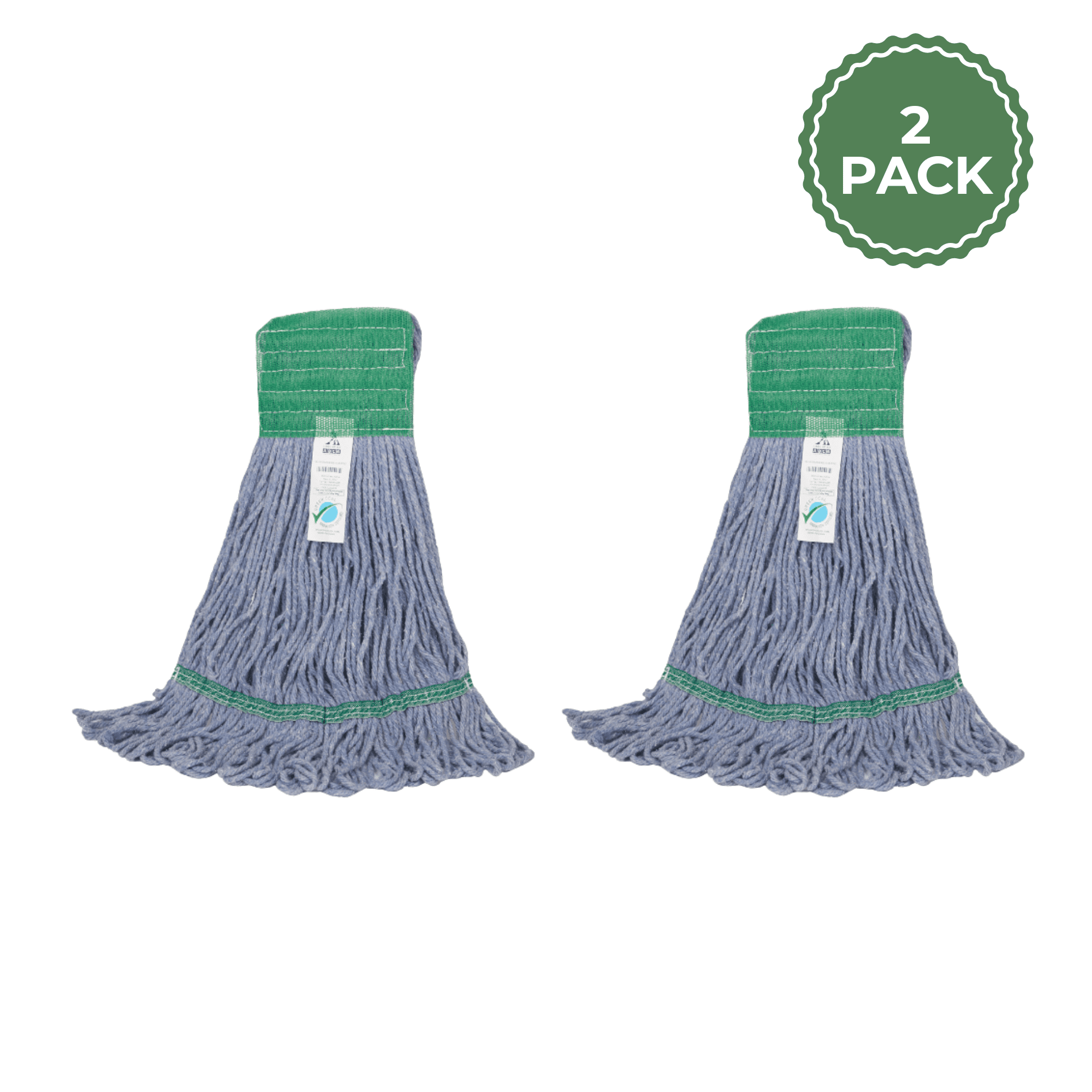 ABCO Products Green Seal Certified Small Blue Threaded Looped End Wipe ...