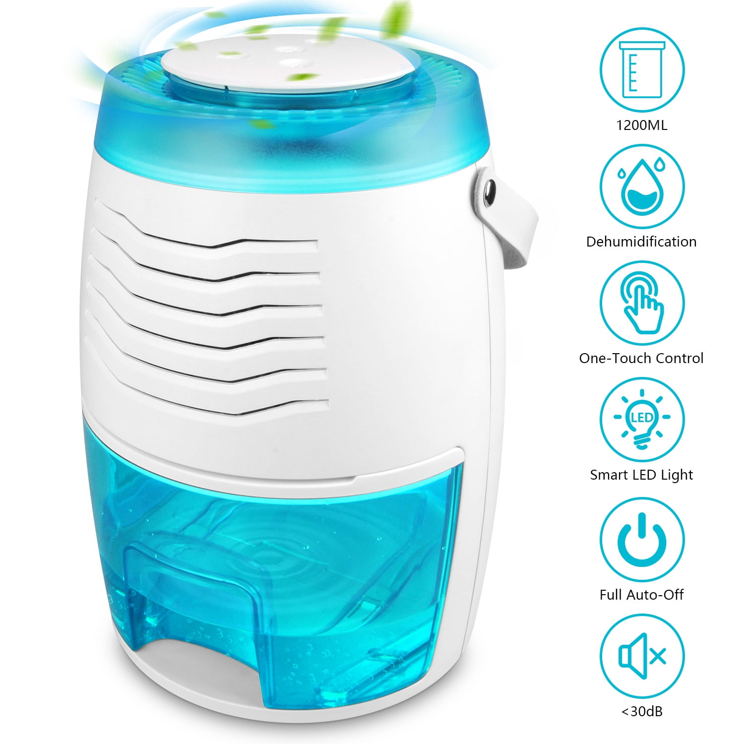 ABCPOW Dehumidifier for Home Room,Portable Handle Small Room ...