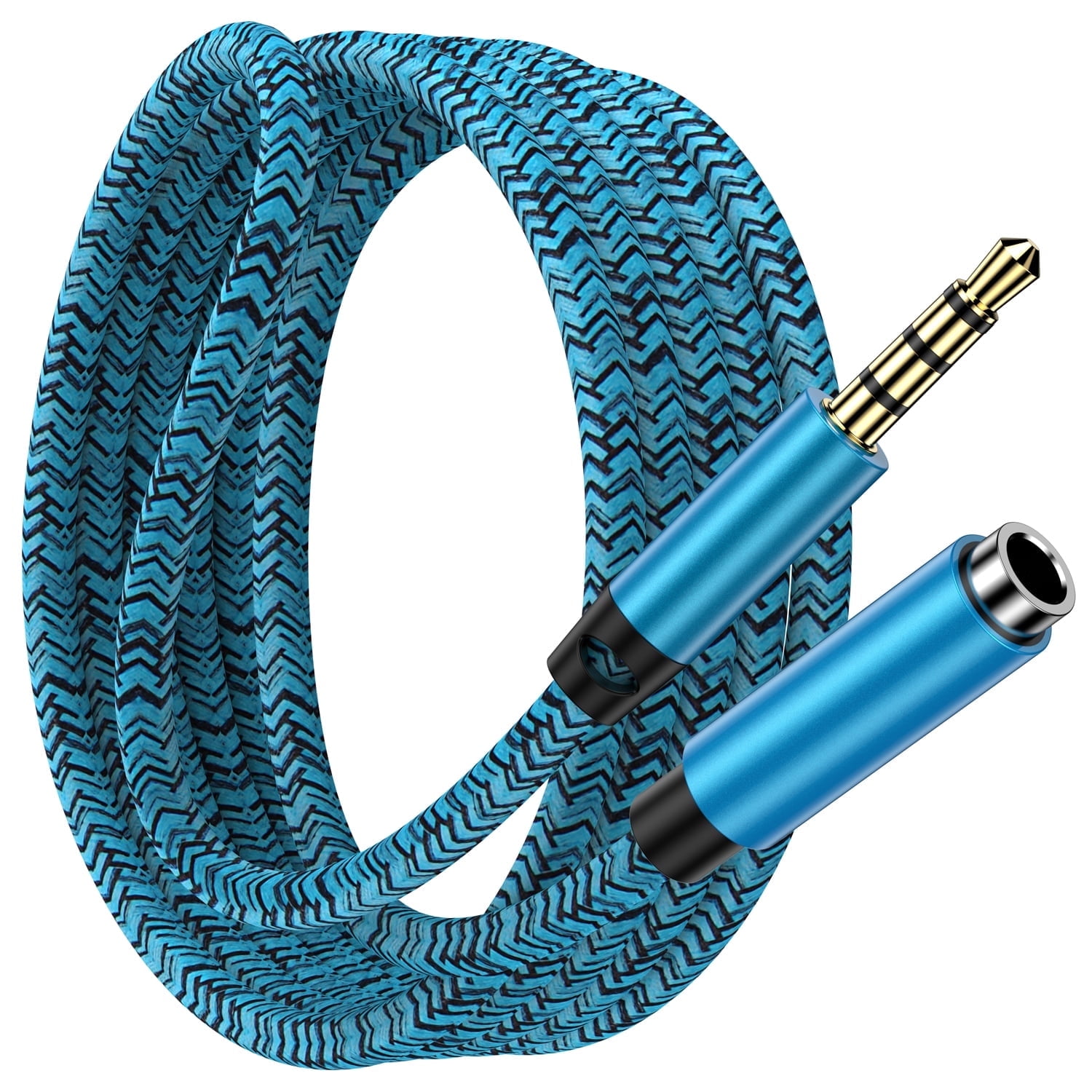 ABCPOW Headphone Extension Cable 6FT,3.5mm Aux Cord Male to Female ...