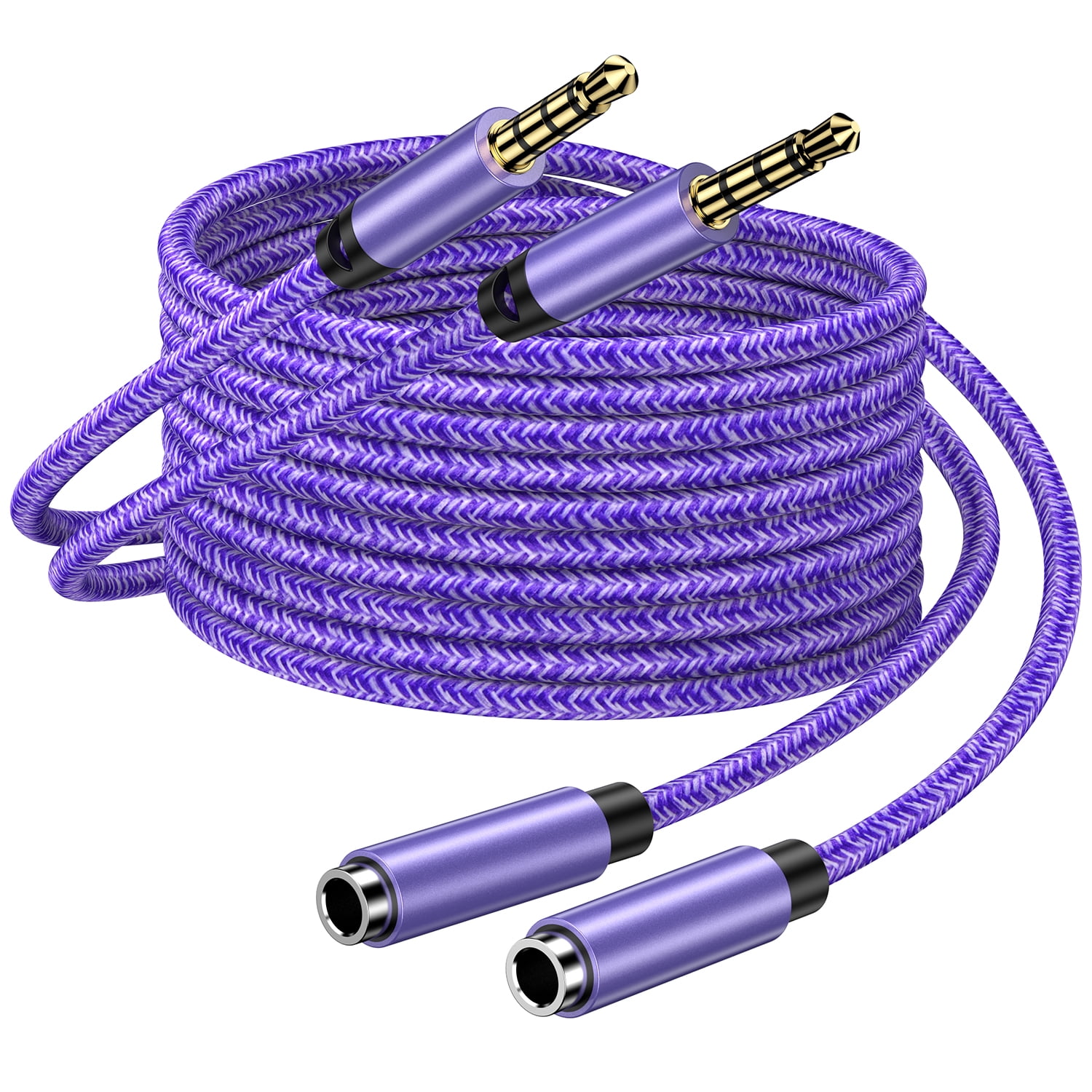 ABCPOW Headphone Extension Cable 6FT,3.5mm Aux Cord Male to Female ...